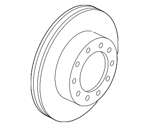 GU2Z-1V125-E Disc Brake Rotor gu2z1v125e | Fairway Ford OEM Parts
