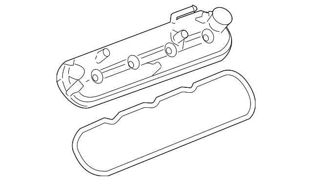 2005-2009 GM Passenger Side Rocker Arm Cover 12622630 | Shop Matick ...