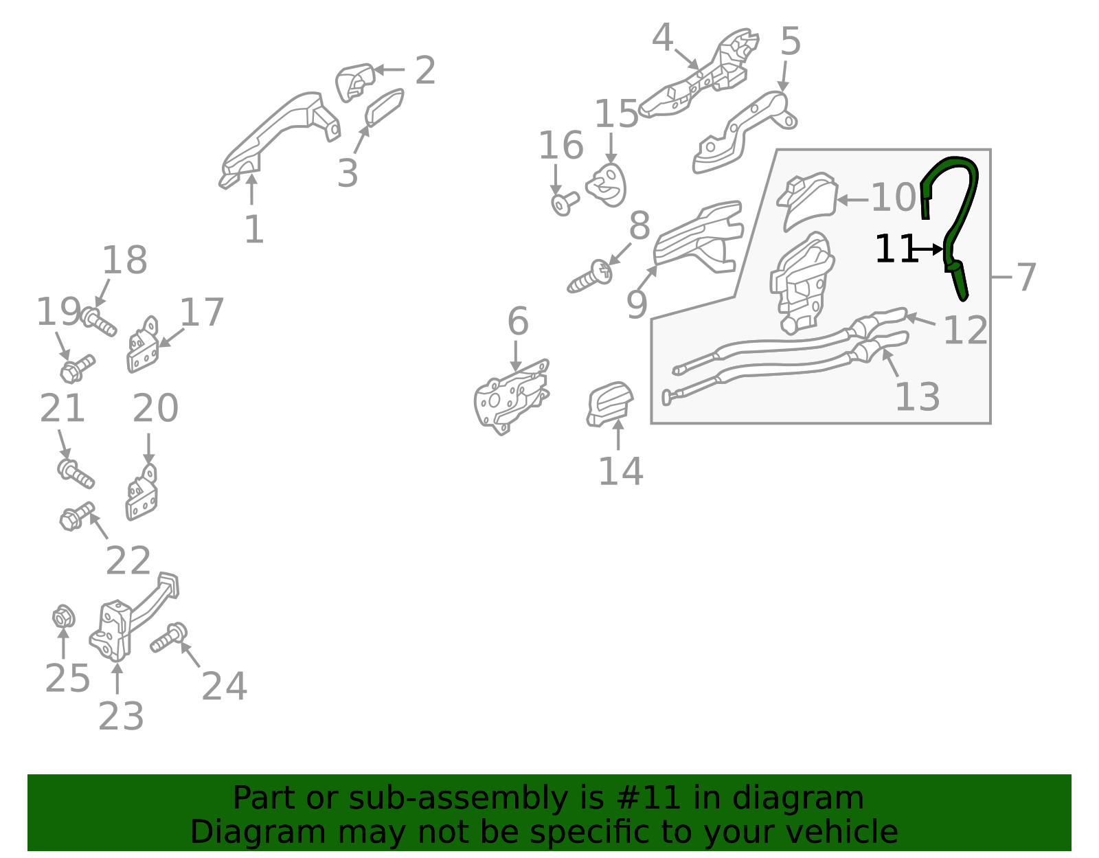 2013-2019 Hyundai Release Cable 81481-B8000 | MotorMotor