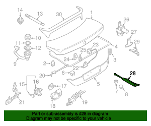 51-24-7-202-868 - Hydraulic Cylinder 2002-2008 BMW | BMW Parts Warehouse