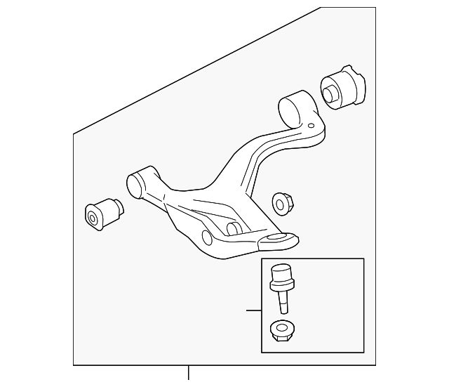 2010-2016 Land Rover LR4 Lower Control Arm LR073369 | OEM Parts Online