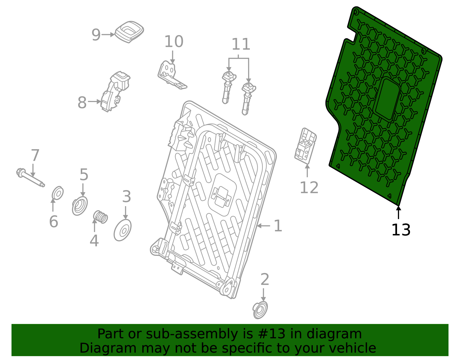 2021-2024 Ford Bronco Sport Rear Panel m1pz7860032ab | TascaParts.com