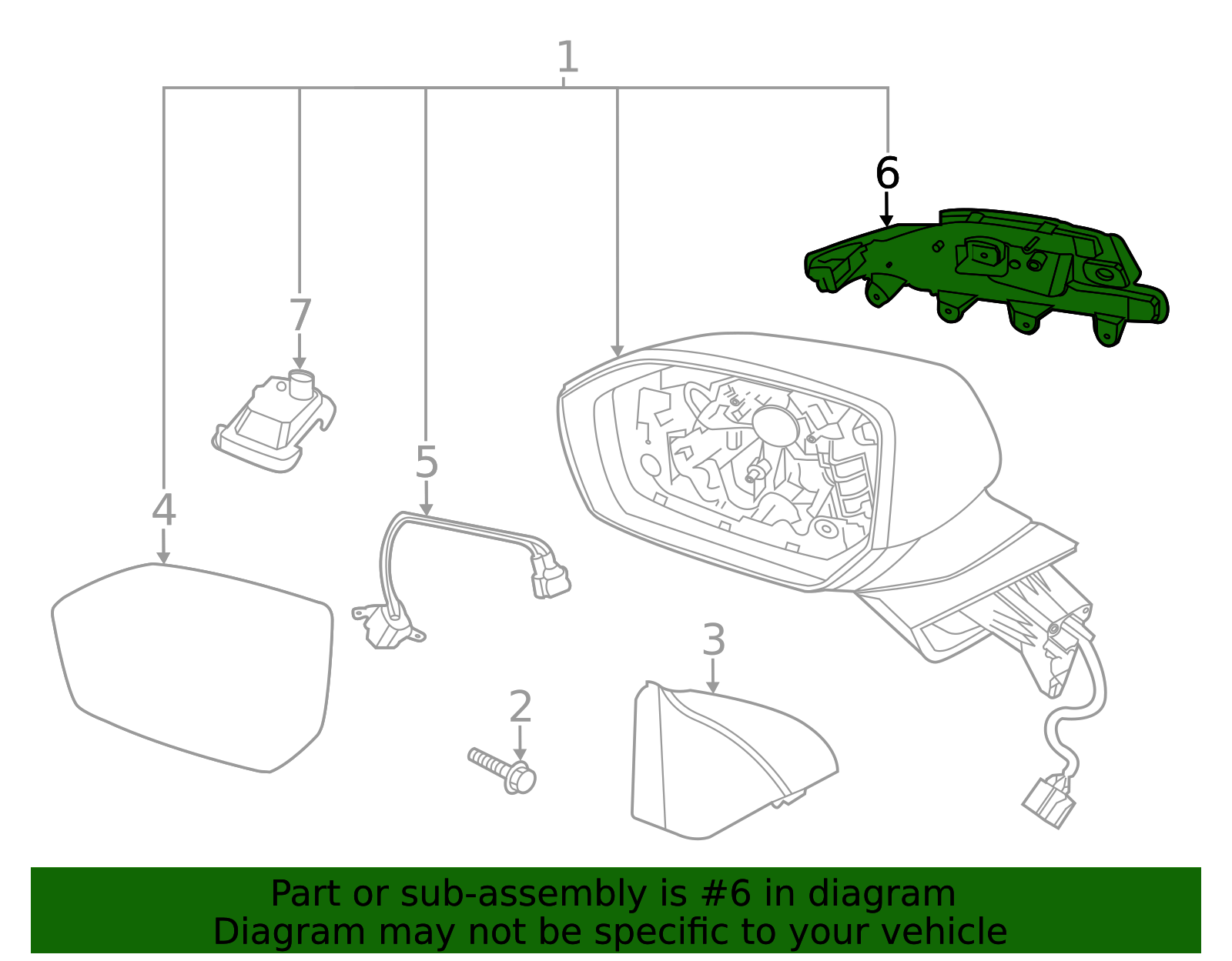 87624-S8000 - Mirror Cover - 2020 2021 Hyundai Palisade | Joseph ...