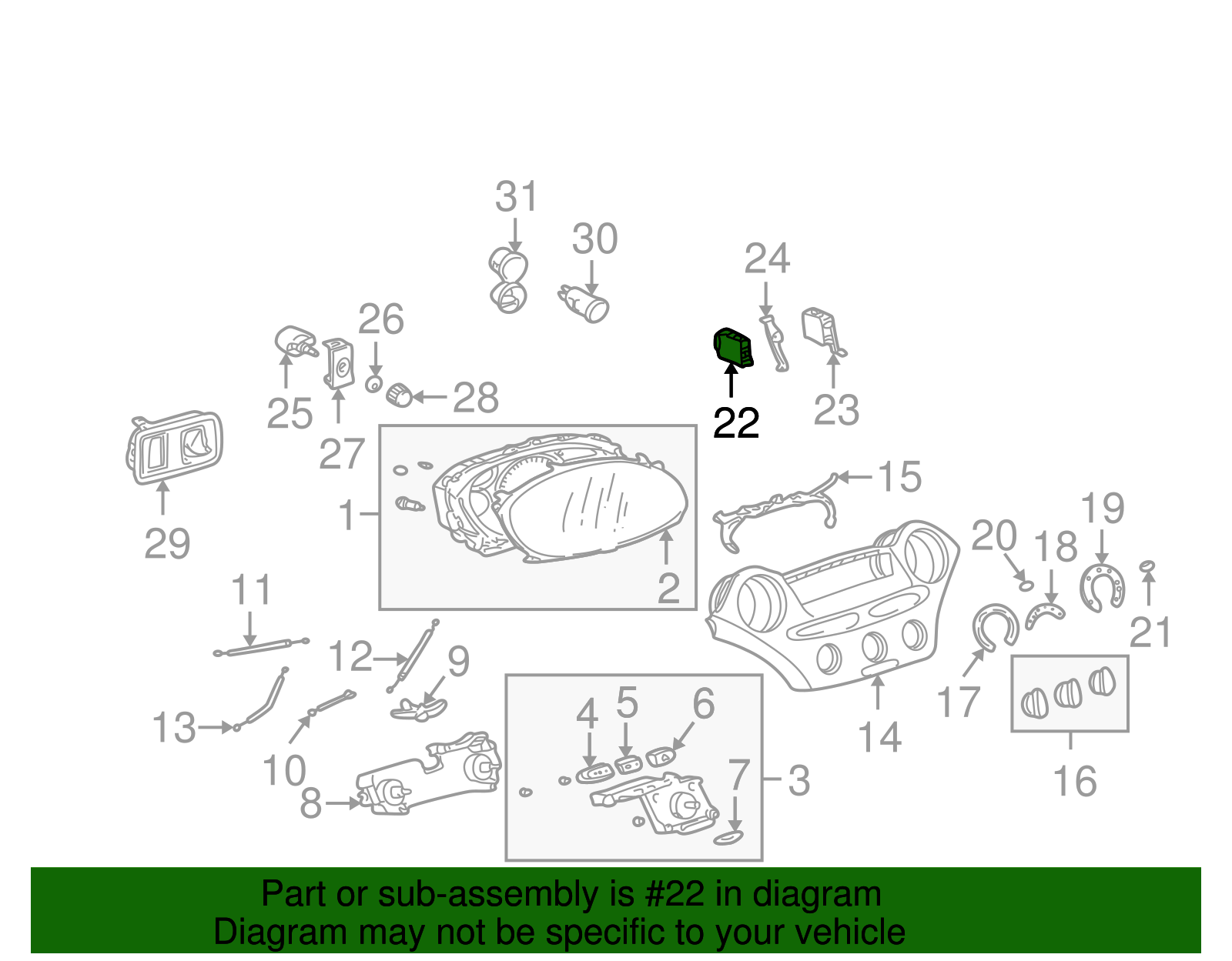 2004-2005 Toyota Echo Relay 82642-52020 | Toyota Parts Center
