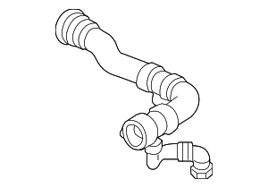 17127546064 - 2006-2010 BMW Upper Hose (17-12-7-546-064) | BMW of South ...
