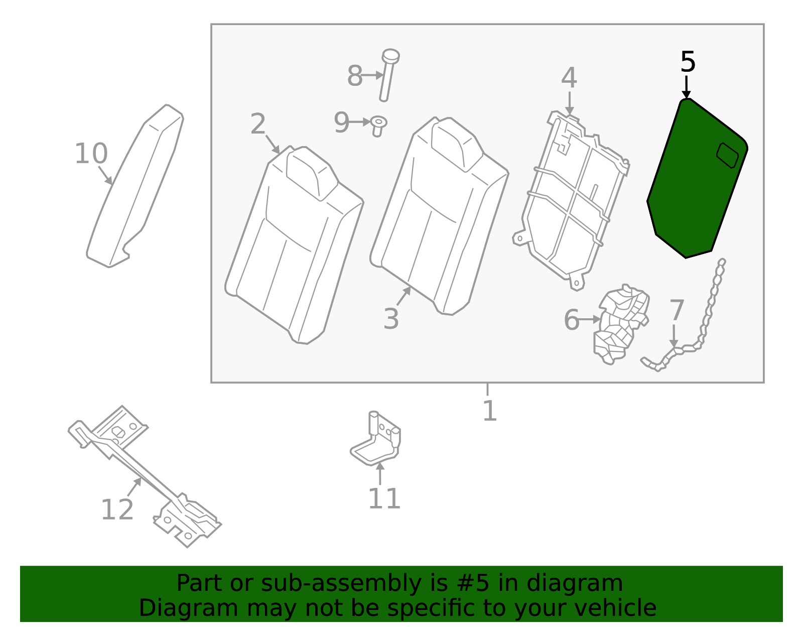 2020-2023 Nissan Sentra Seat Back Panel 88716-6LB1A | Temecula Nissan Parts