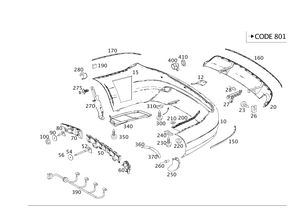 204-885-32-25 - Trim 2008-2012 Mercedes-Benz C300 | Mercedes-Benz USA Parts