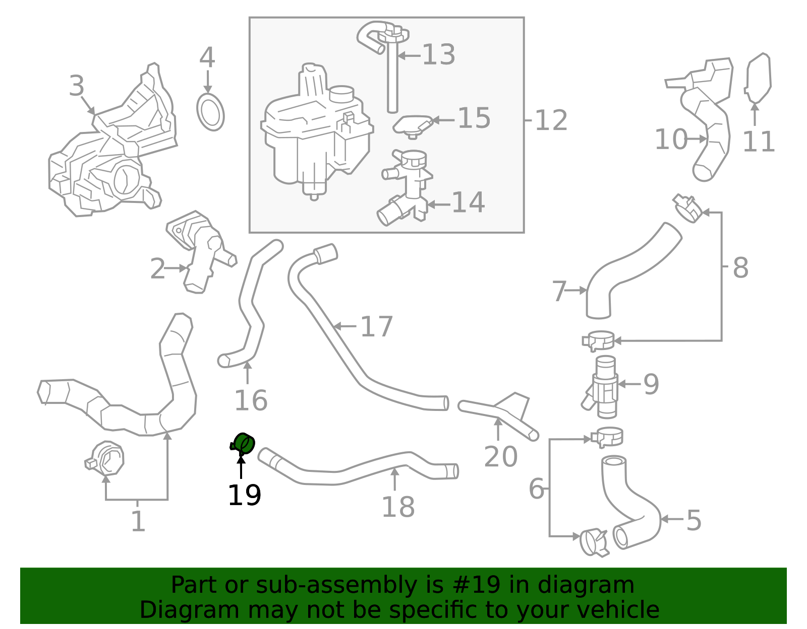 96138-41501 - Engine Coolant Bypass Pipe Clamp - 2019-2026 Toyota | OEM ...