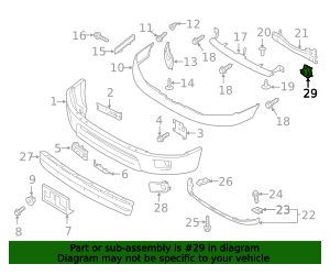 E0720-EZ0MA - High-Quality Bumper Impact Absorber for 2017-2024 Nissan ...