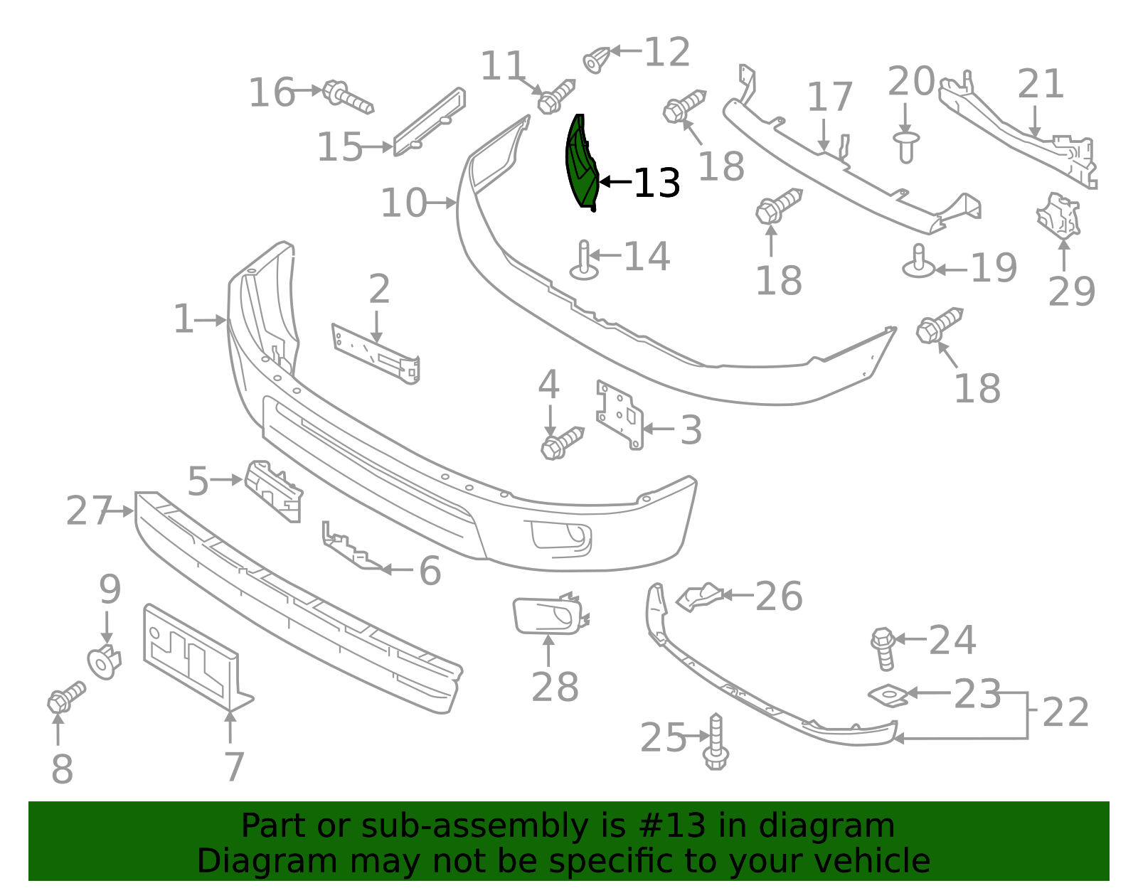 2016-2019 Nissan TITAN XD Inner Bracket 62220-EZ10A | Team Nissan Inc.