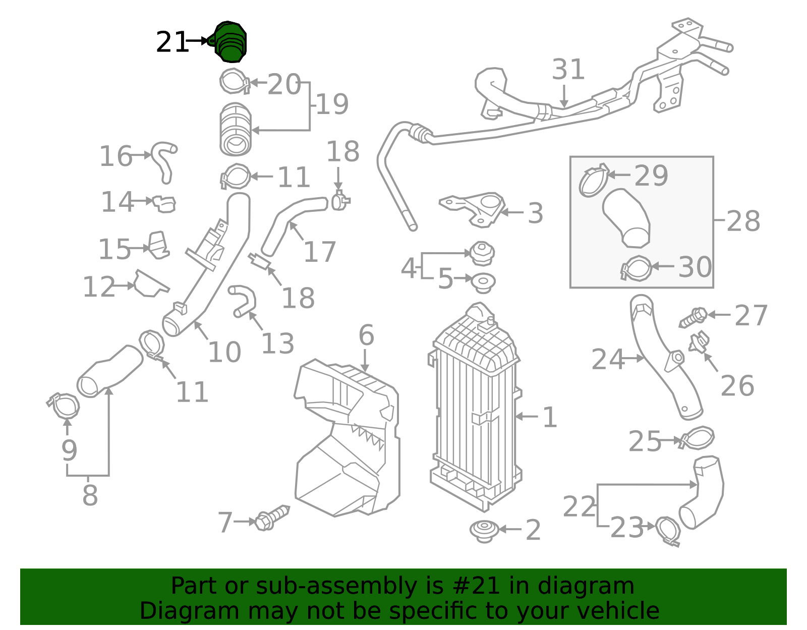 28291-2GTA0 - Resonator 2016-2022 Kia | Kia.Parts Store