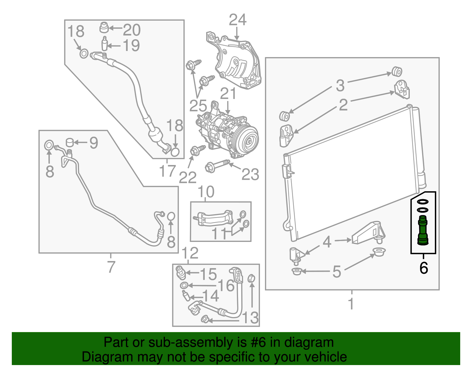 2014-2020 GM Air Conditioning Receiver Drier Assembly 22996648 | Shop ...