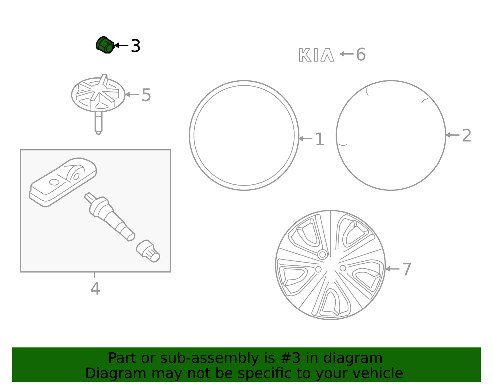 2014-2025 Kia OEM NEW 2014-19 Kia Forte Niro Rio Sorento Nut-Hub Wheel ...