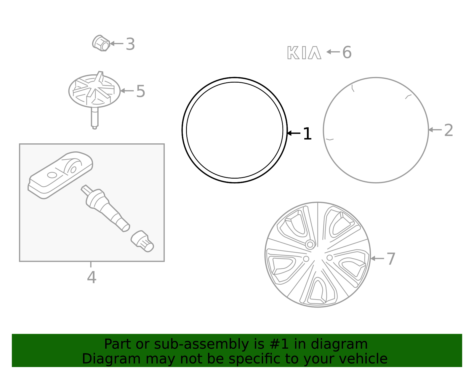 2018-2022 Kia Niro Wheel, Alloy 52910 G5140 | OEM Parts Online