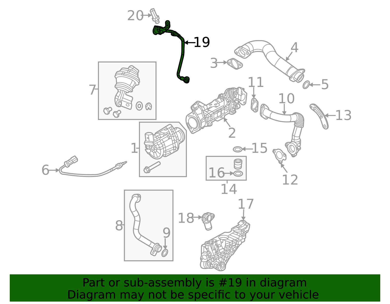 2020-2023 Jeep Exhaust Pipe 68490092AA | Mopar Parts Canada