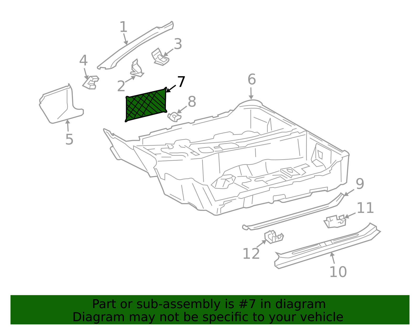 210-814-00-07-64-7L20 - Mercedes-Benz Luggage Net Performance Auto Parts