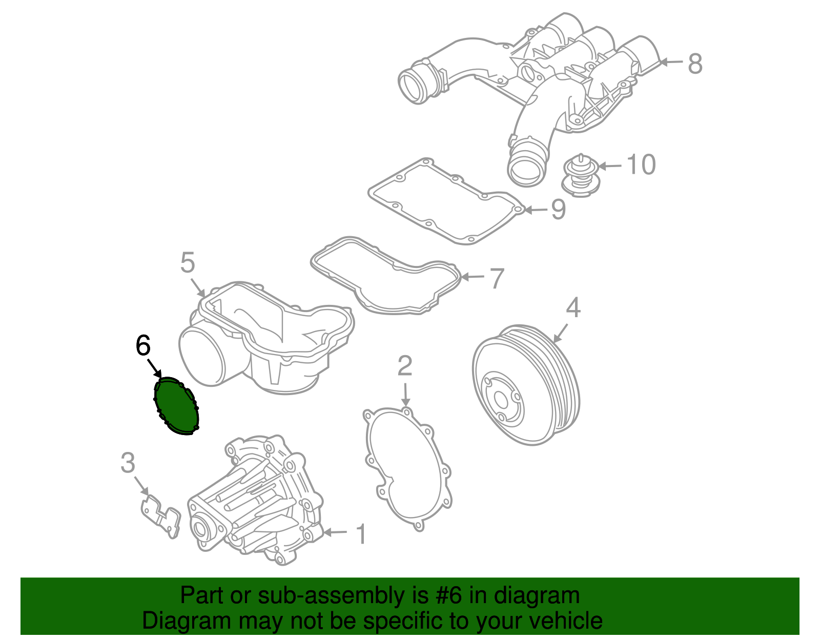 2003-2006 Porsche Cayenne Thermostat Housing O-Ring 999-707-502-40 ...