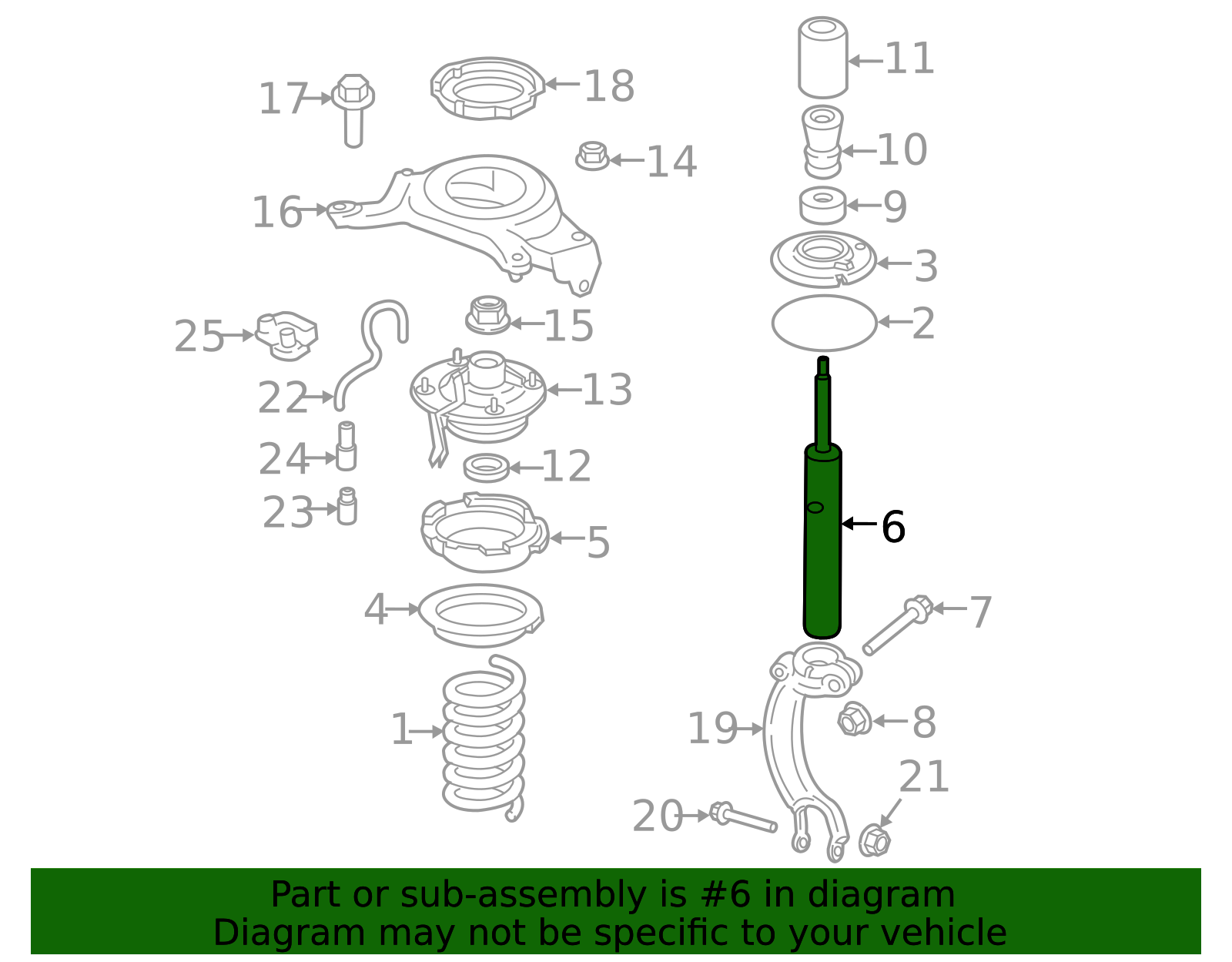 Strut 95B-413-031-AD | OEM Parts Online