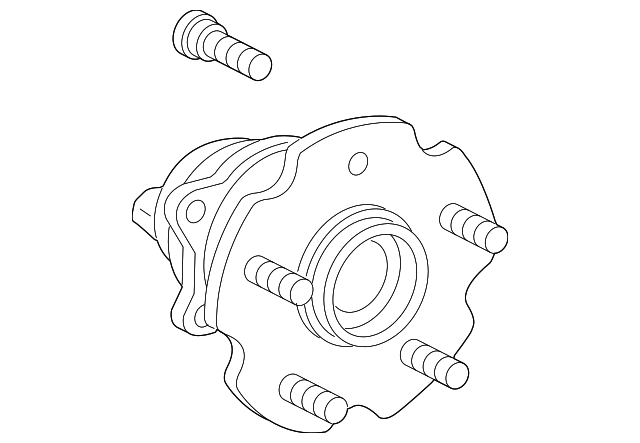 42450-02370 - Hub & Bearing 2023-2025 Toyota Corolla | Longo Toyota Parts
