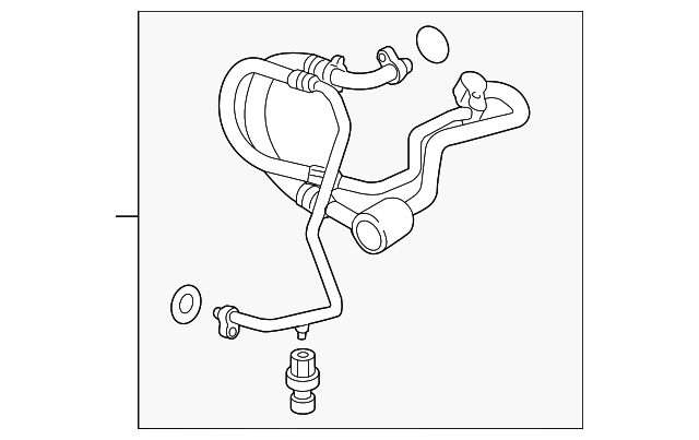 2018-2023 Chevrolet Camaro Air Conditioning Manifold Hose Assembly ...