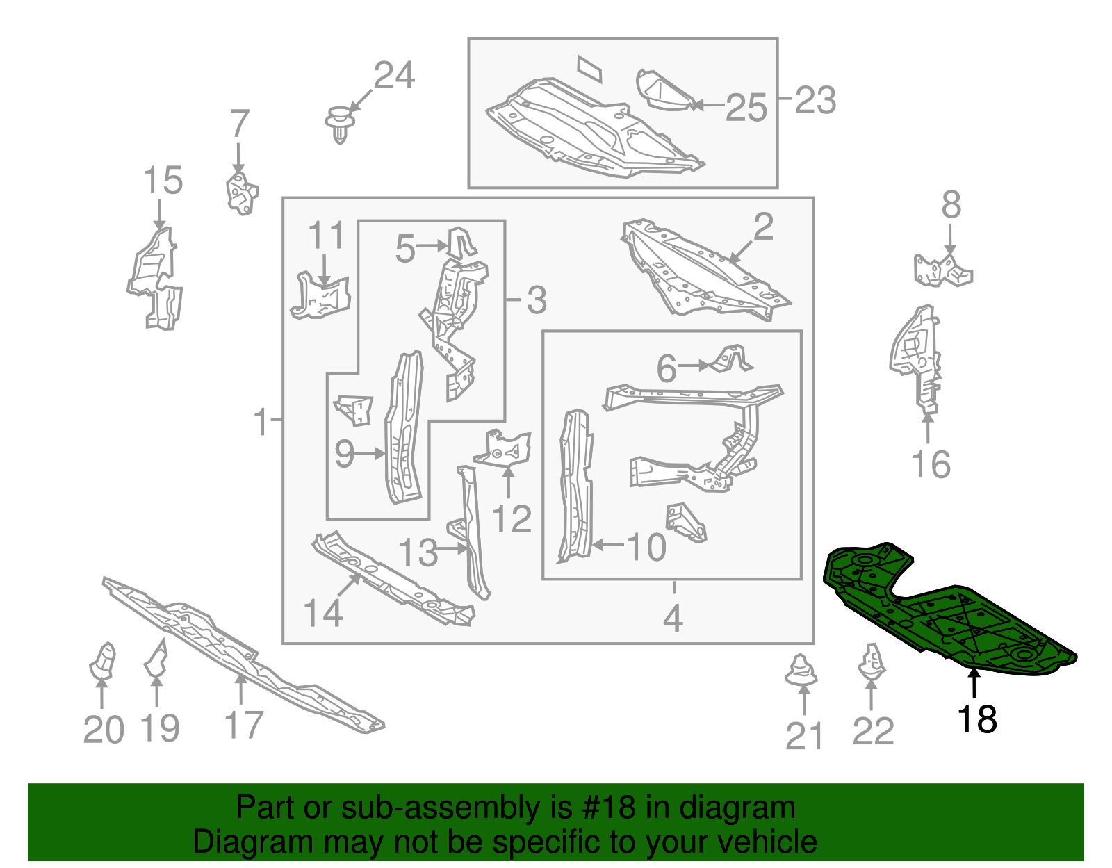 51442-0E020 - Engine Cover - 2010-2015 Lexus | My L Parts