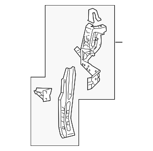 53202-0E020 - High-Quality Radiator Support Side Panel for 2010-2015 ...