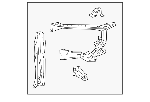 53203-0E020 - Side Support - 2010-2015 Lexus RX350 | My L Parts