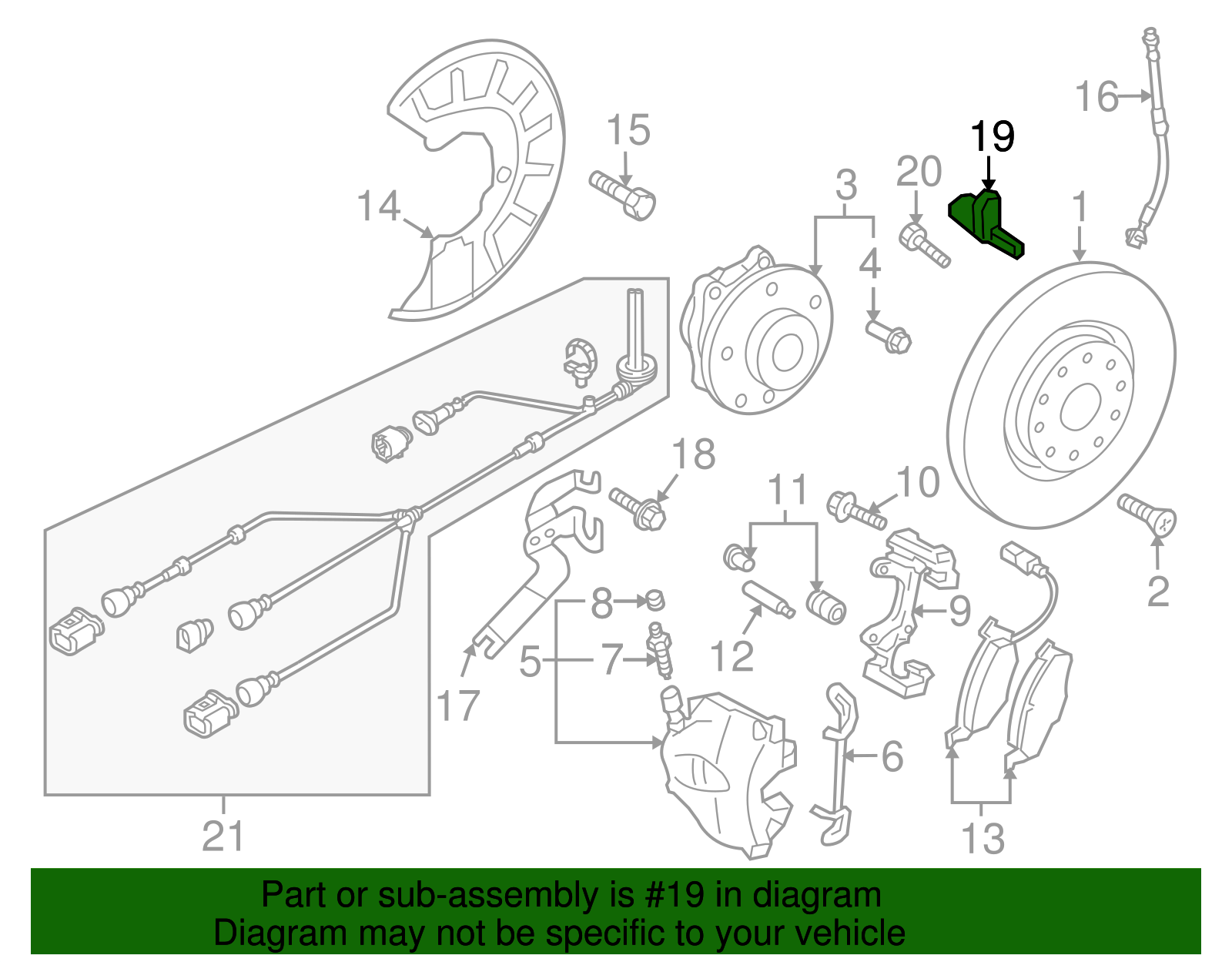 2006-2018 Audi ABS Sensor WHT-003-856-D | OEM Parts Online