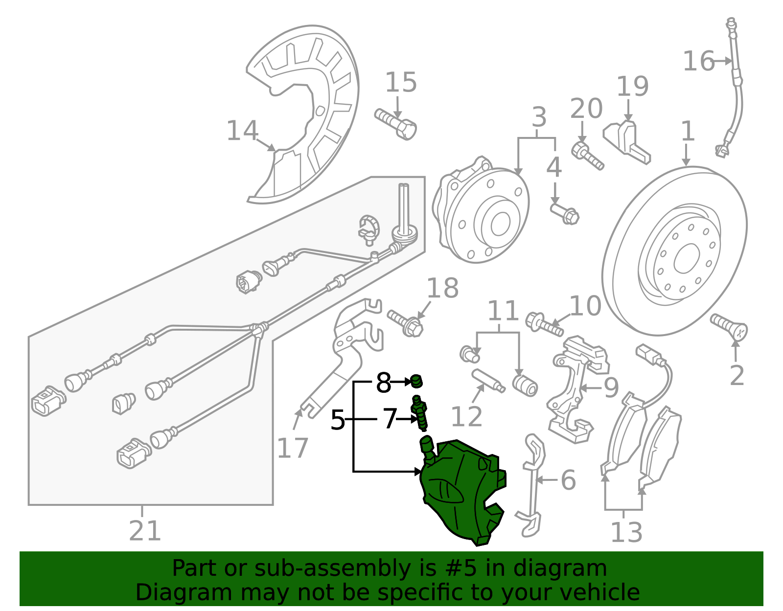 Caliper 5N0-615-124 | OEM Parts Online