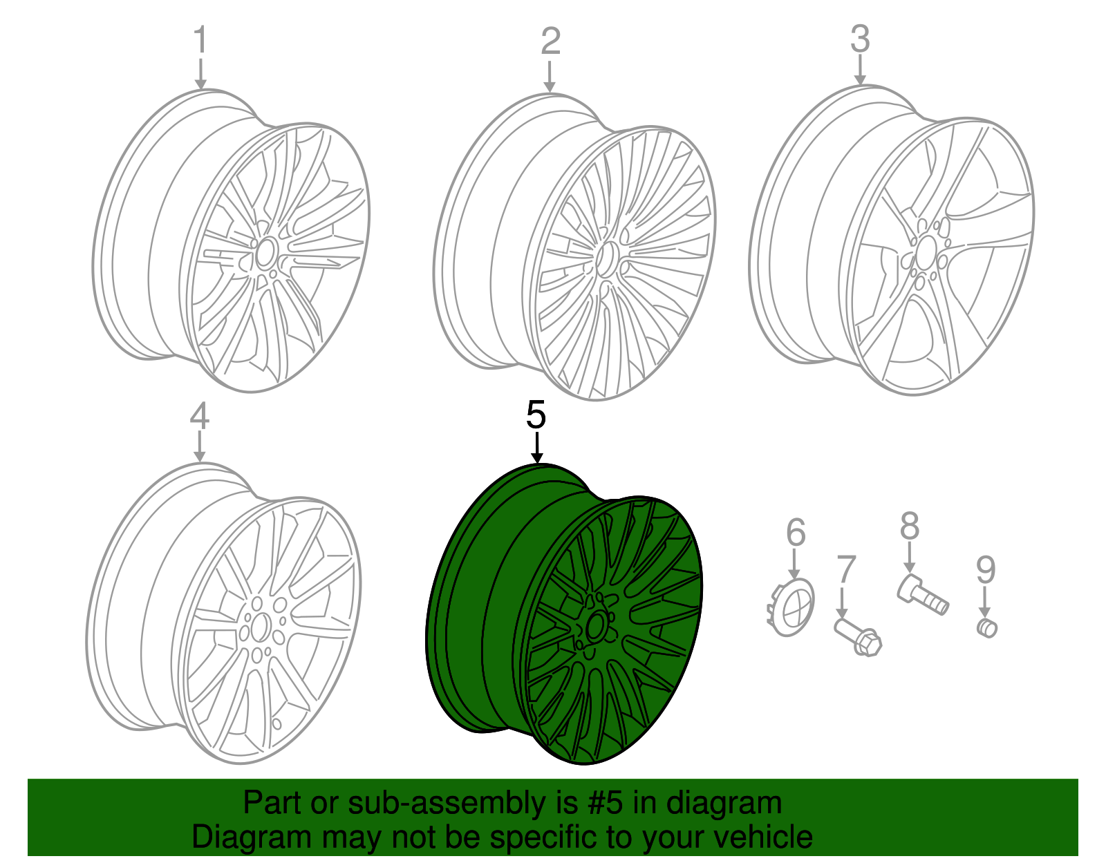 36-11-6-792-594 - Wheel, Alloy - 2011-2016 BMW | BMW Parts Exchange