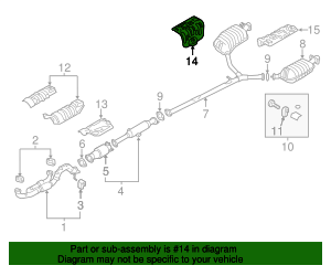 Exhaust Heat Shield - OEM Thermal Protection | AutoNation Parts