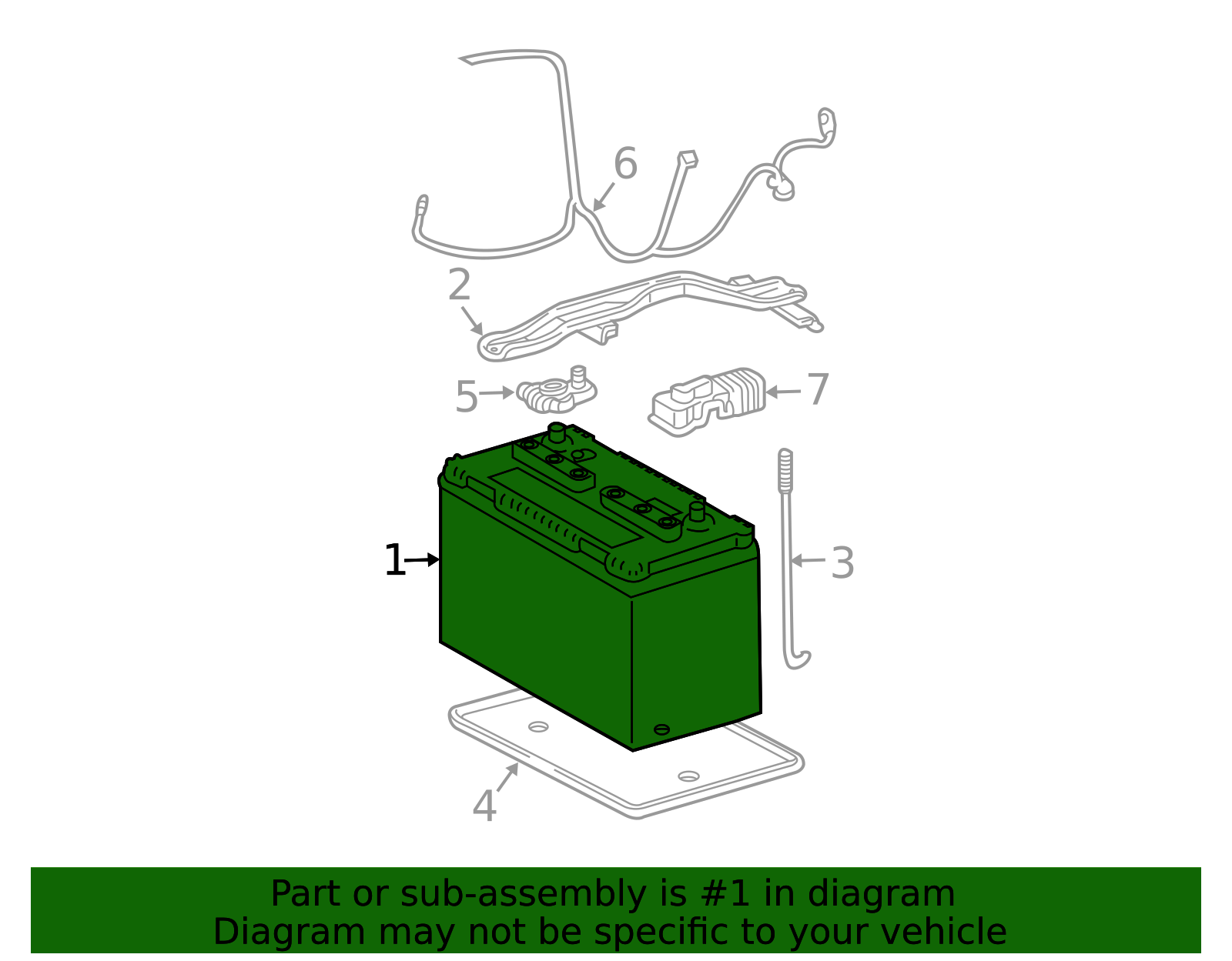 28800-66021 - Vehicle Battery - OEM Genuine Toyota Parts
