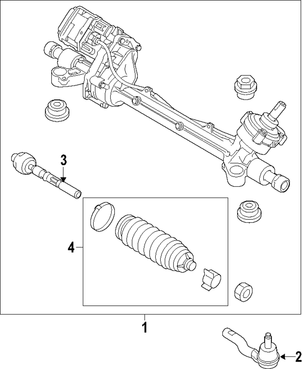 2017-2019 Lincoln MKT | Motorcraft™ Steering Gear | STE-665 | Walls ...