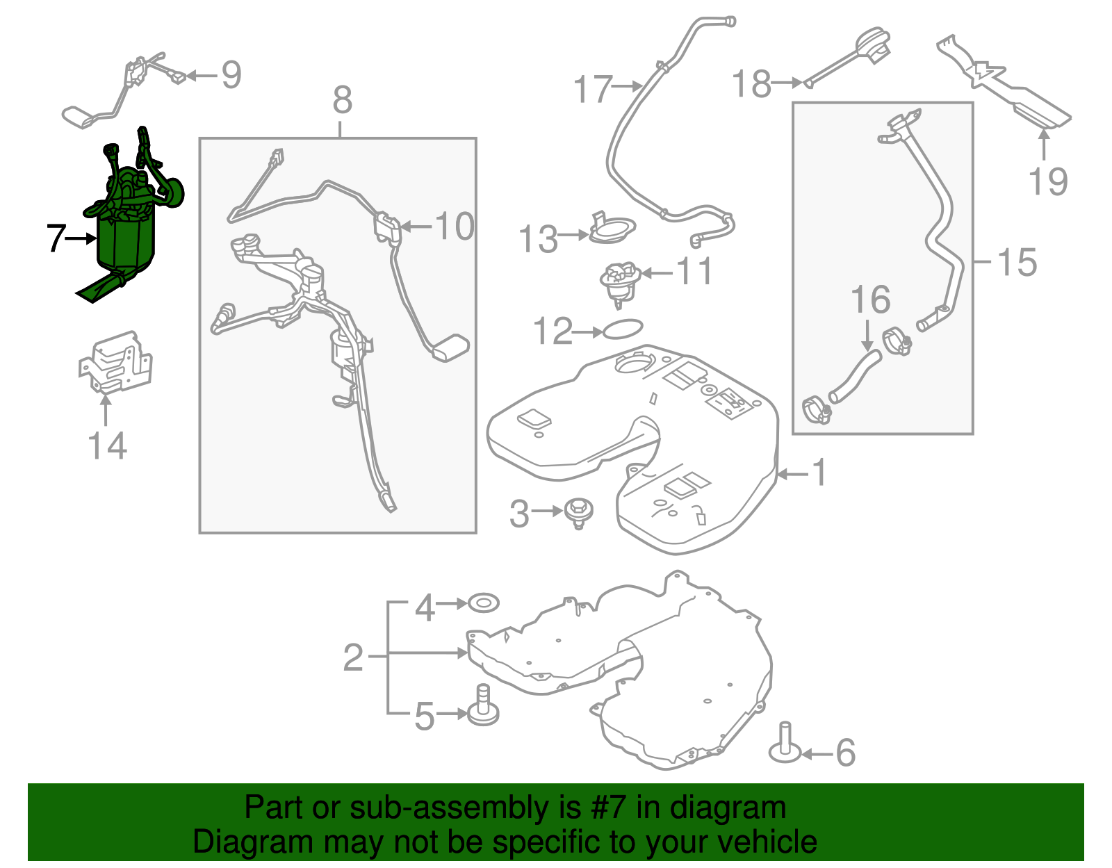 2017-2021 Land Rover Fuel Pump LR090629 | OEM Parts Online