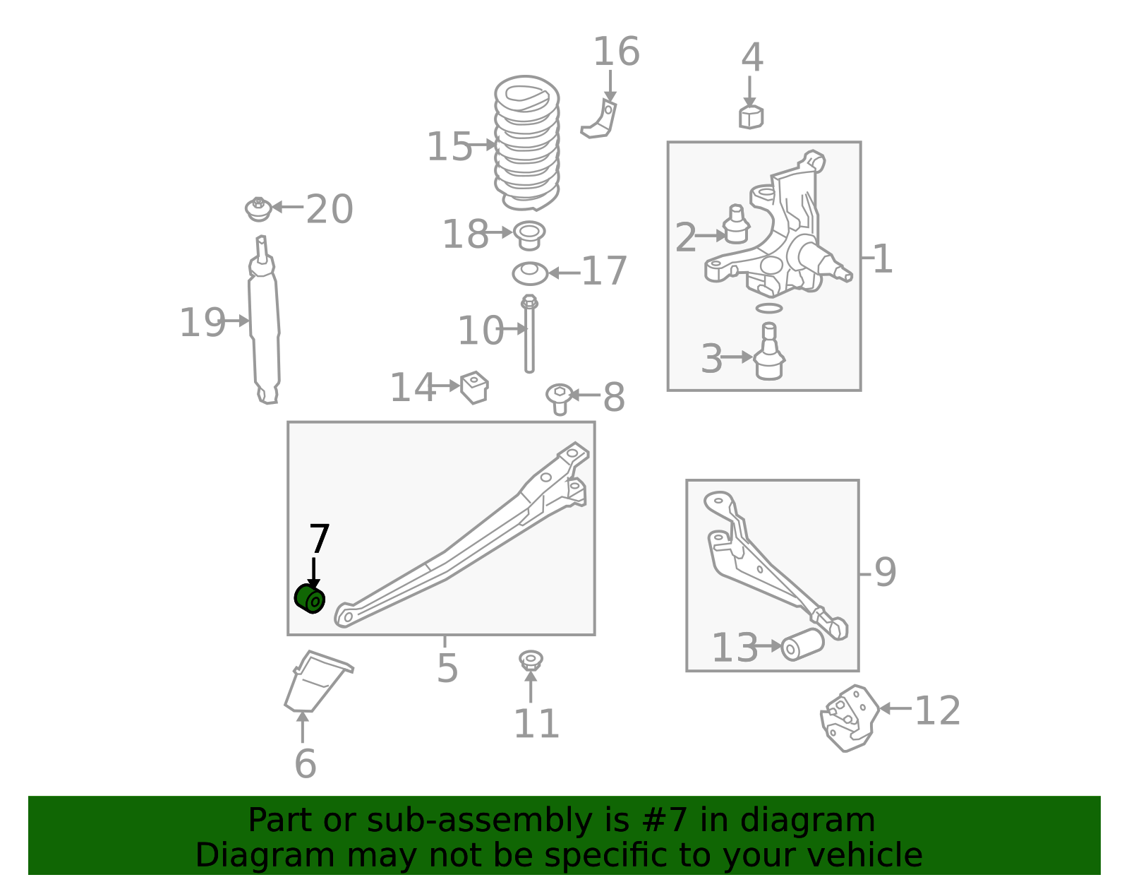 1989-2025 Ford | Mount Bracket Bushing | 8C2Z-3B177-A | Walls' Ford Parts