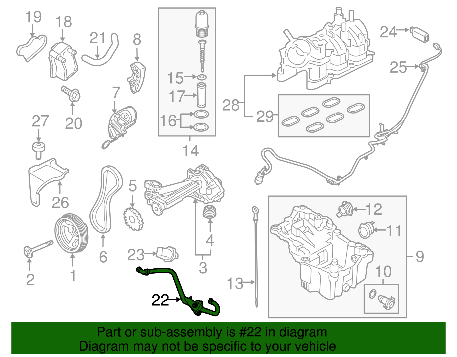 2015-2020 Ford F-150 | Motorcraft™ Water Outlet | KH-811 | Walls' Ford ...