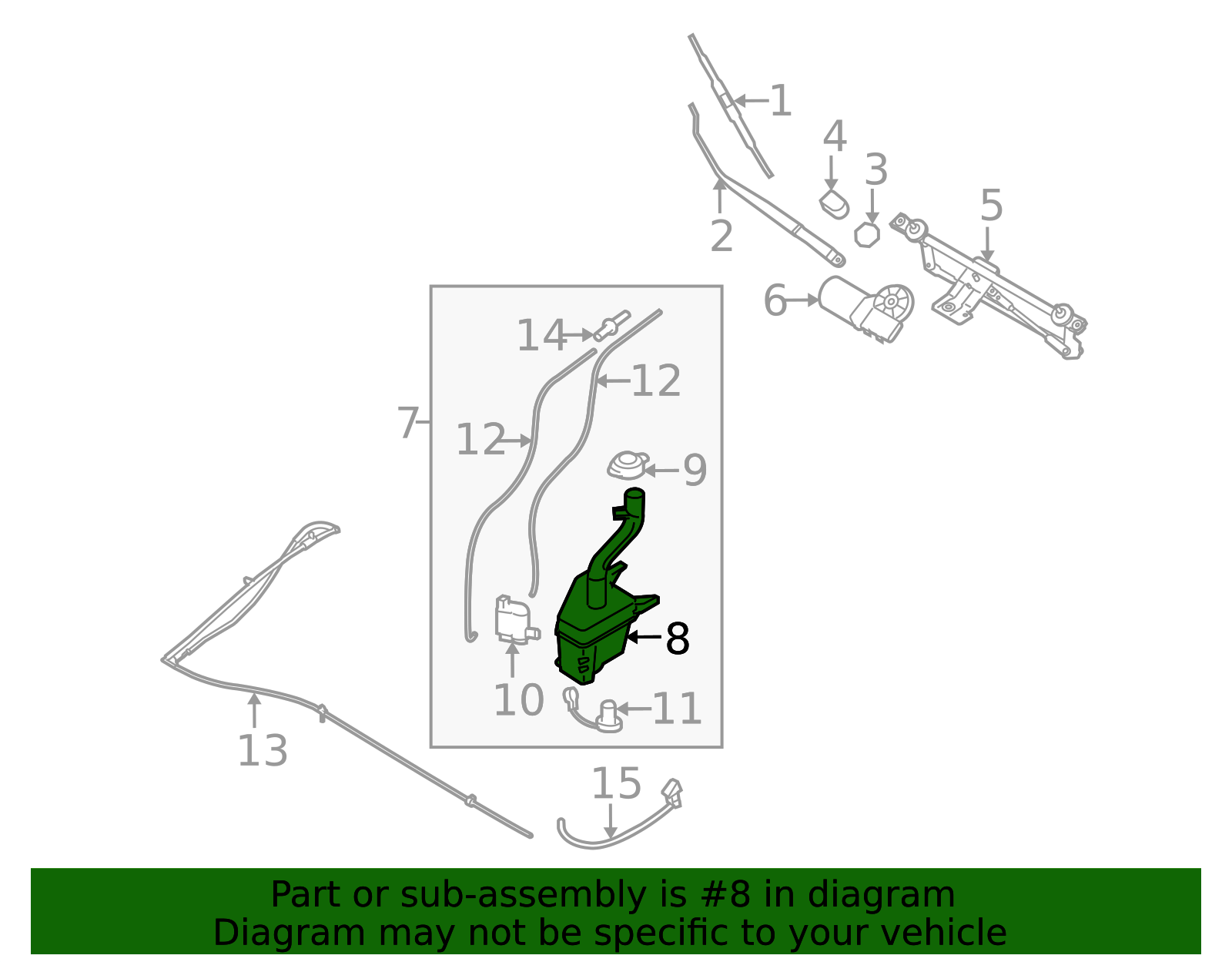 98620-1F001 - Reservoir 2005-2008 Kia Sportage | Kia.Parts Store