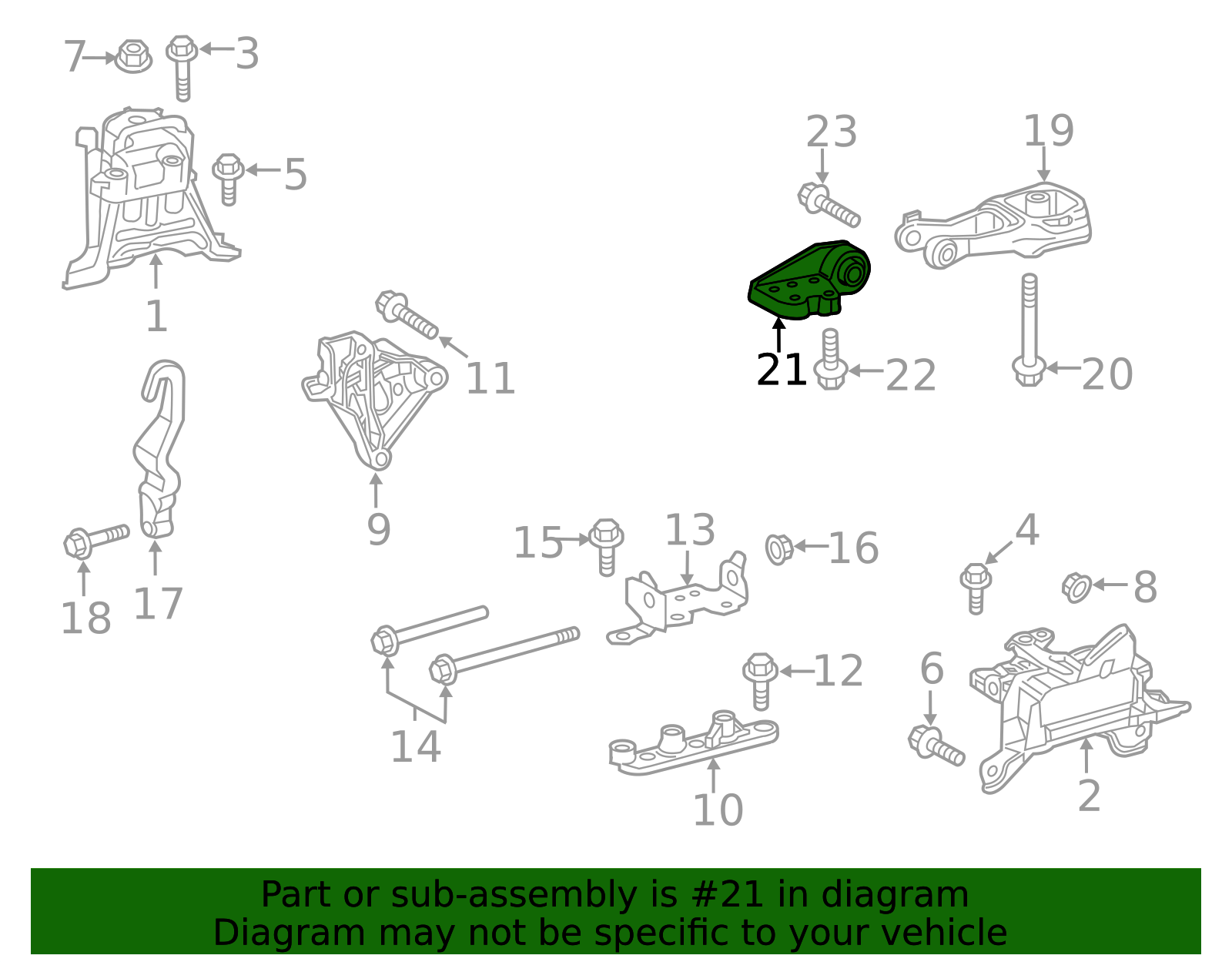 Genuine Toyota Automatic Transmission Mount Bracket part# 12364-F2010 ...