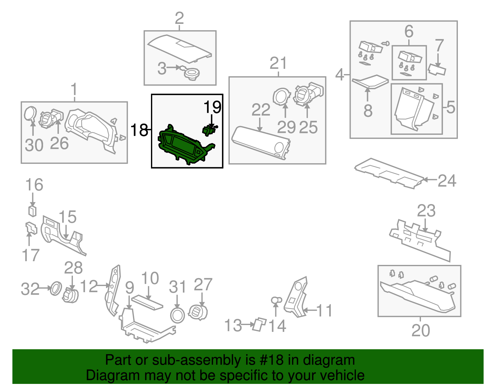 2012-2015 Honda Pilot 2012-2015 Honda Pilot - Display Assembly Center ...