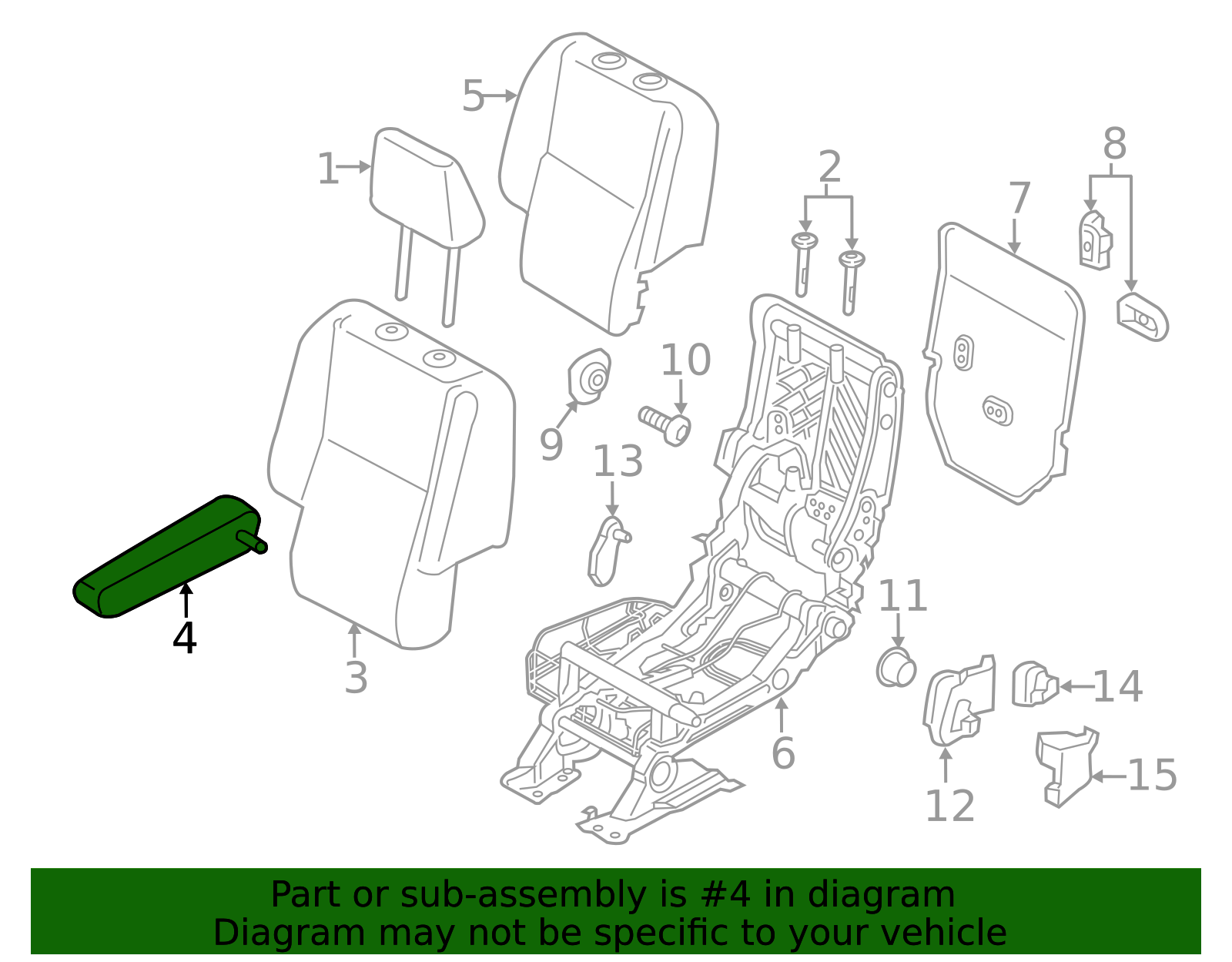 2019-2023 Ford Transit Connect | Armrest | KT1Z-17644A22-FB | Walls ...