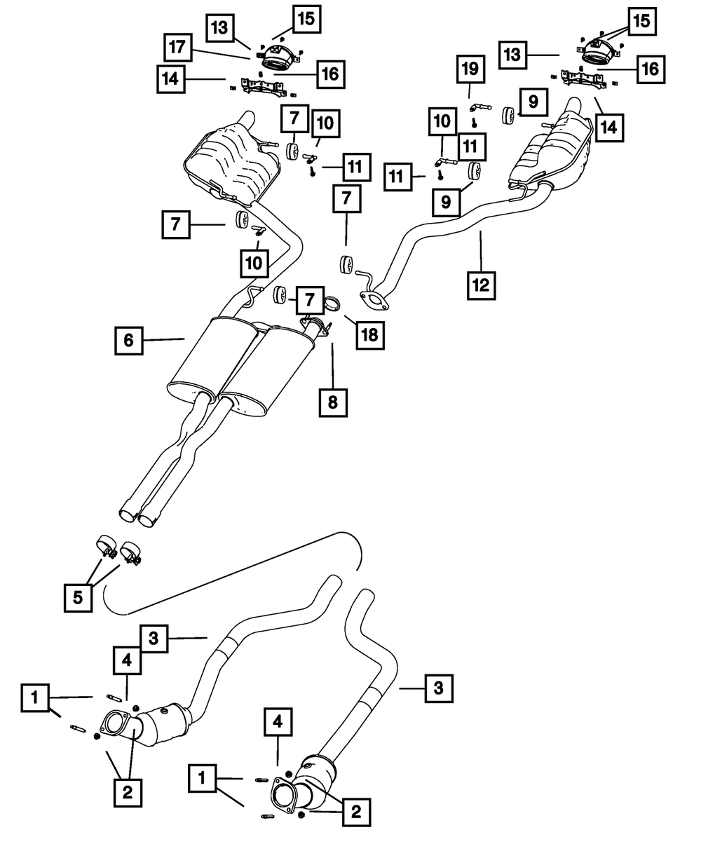 2012-2023 Mopar Exhaust Gasket 68529433AA | TascaParts.com