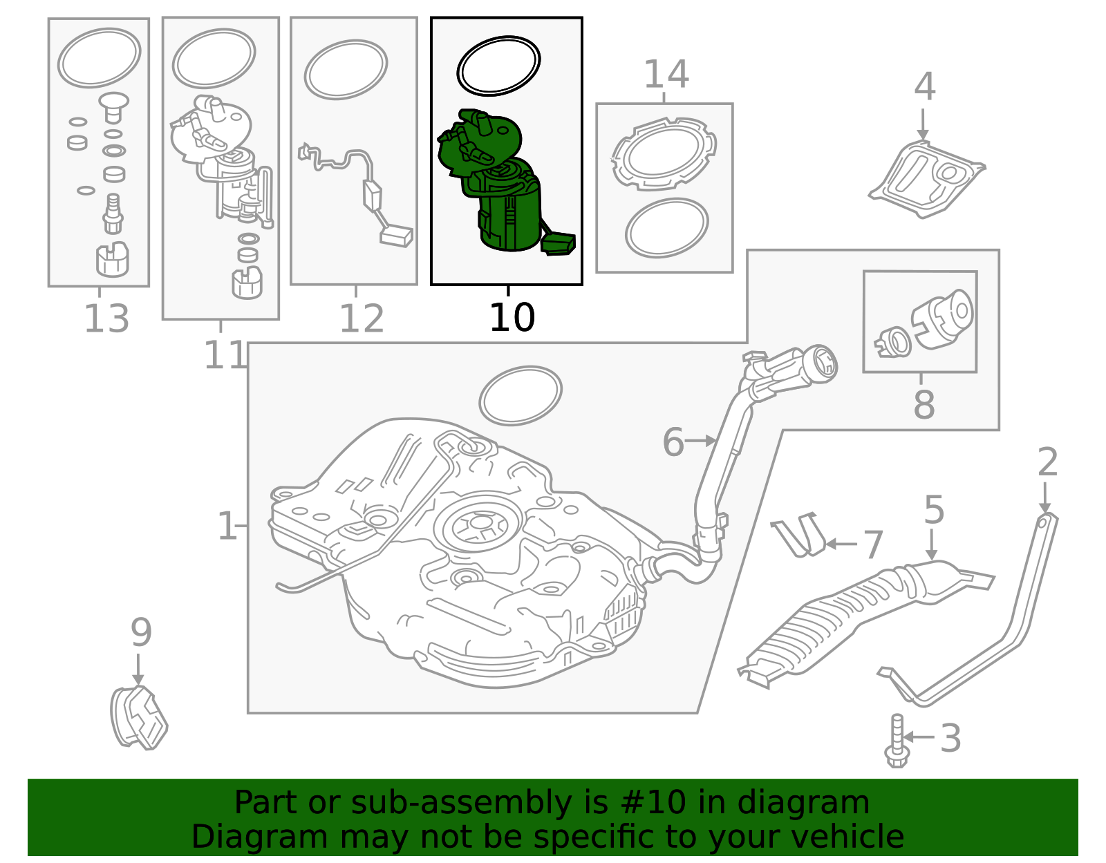 17045-TBA-A03 - 2016-2021 Honda Civic - Module Set Fuel Pump | Honda ...
