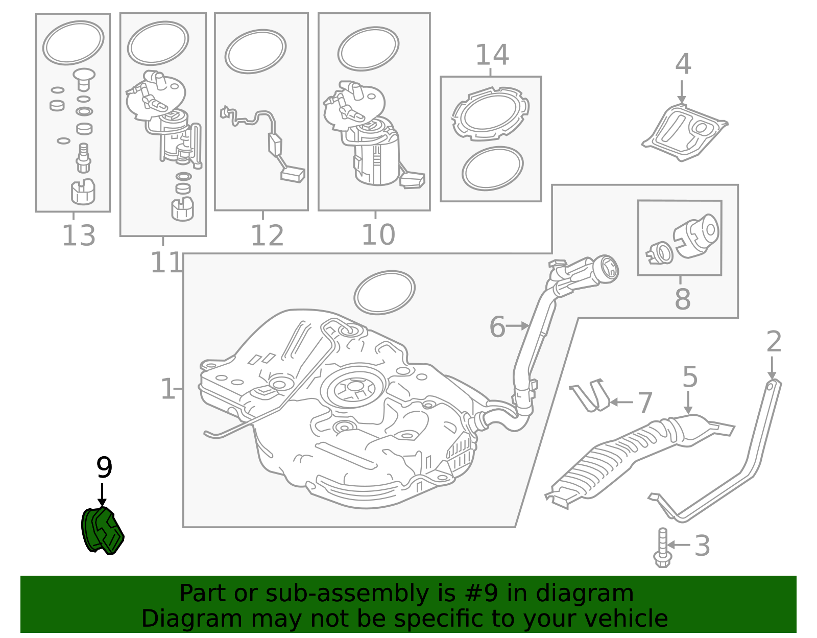 OEM 2017-2021 Honda Civic Fuel Filler Neck Adapter 17060-TBA-L10 ...