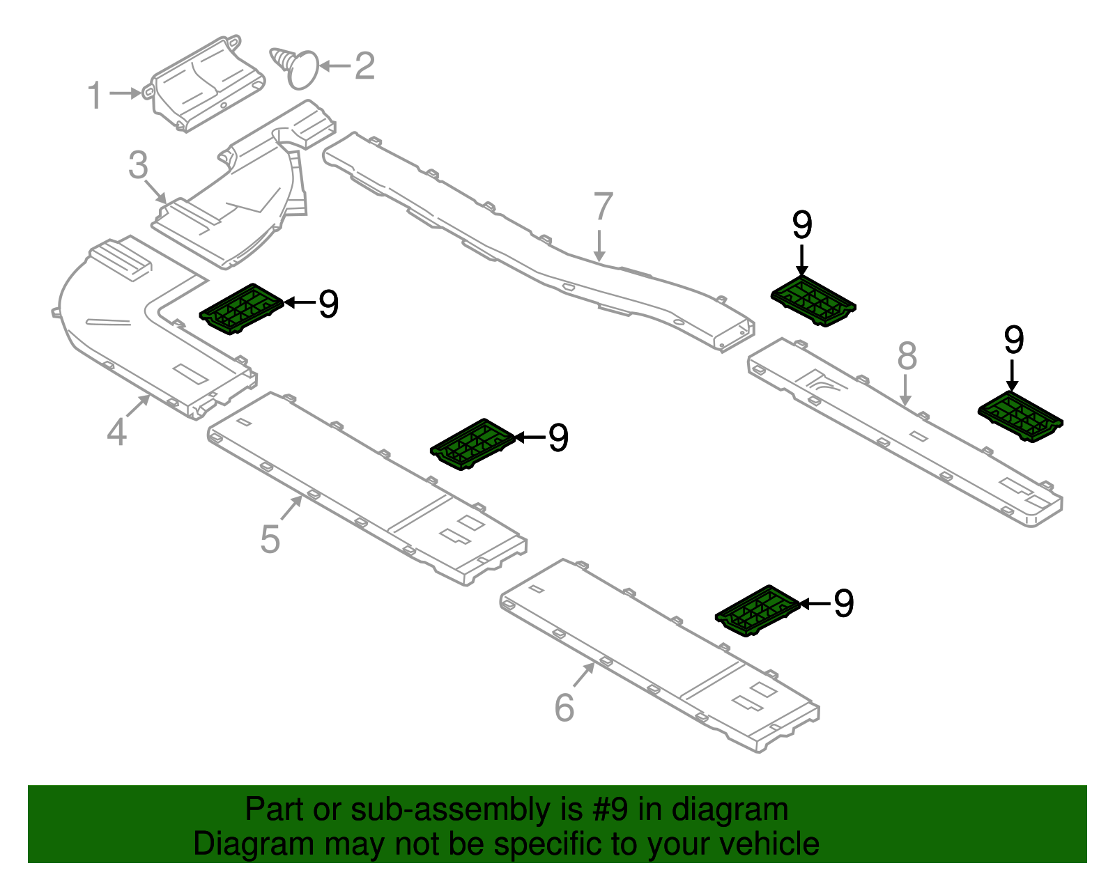 2015-2025 Ford Dashboard Air Vent CK4Z-19893-AA | Ford OEM Parts Outlet