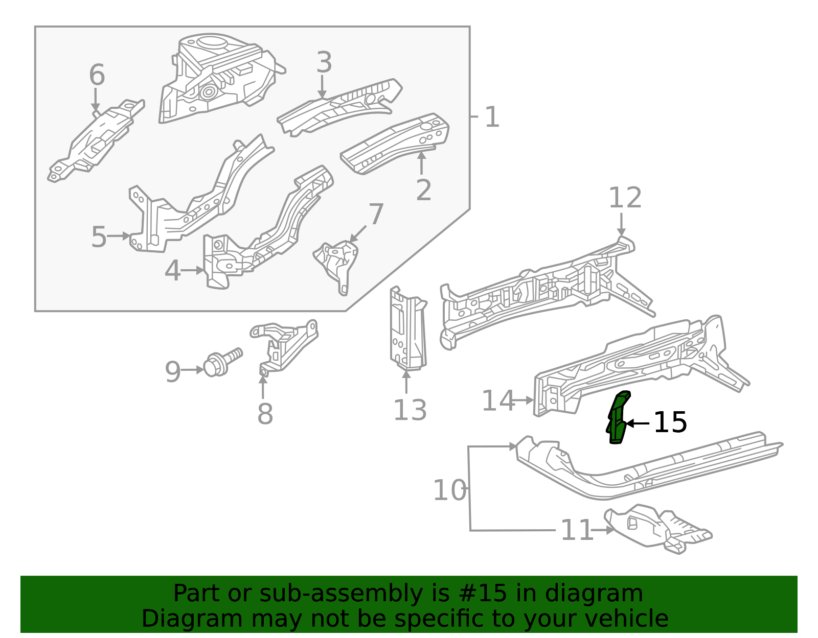 2023-2025 Toyota Outer Rail Side Extension 57215-47020 | MotorMotor