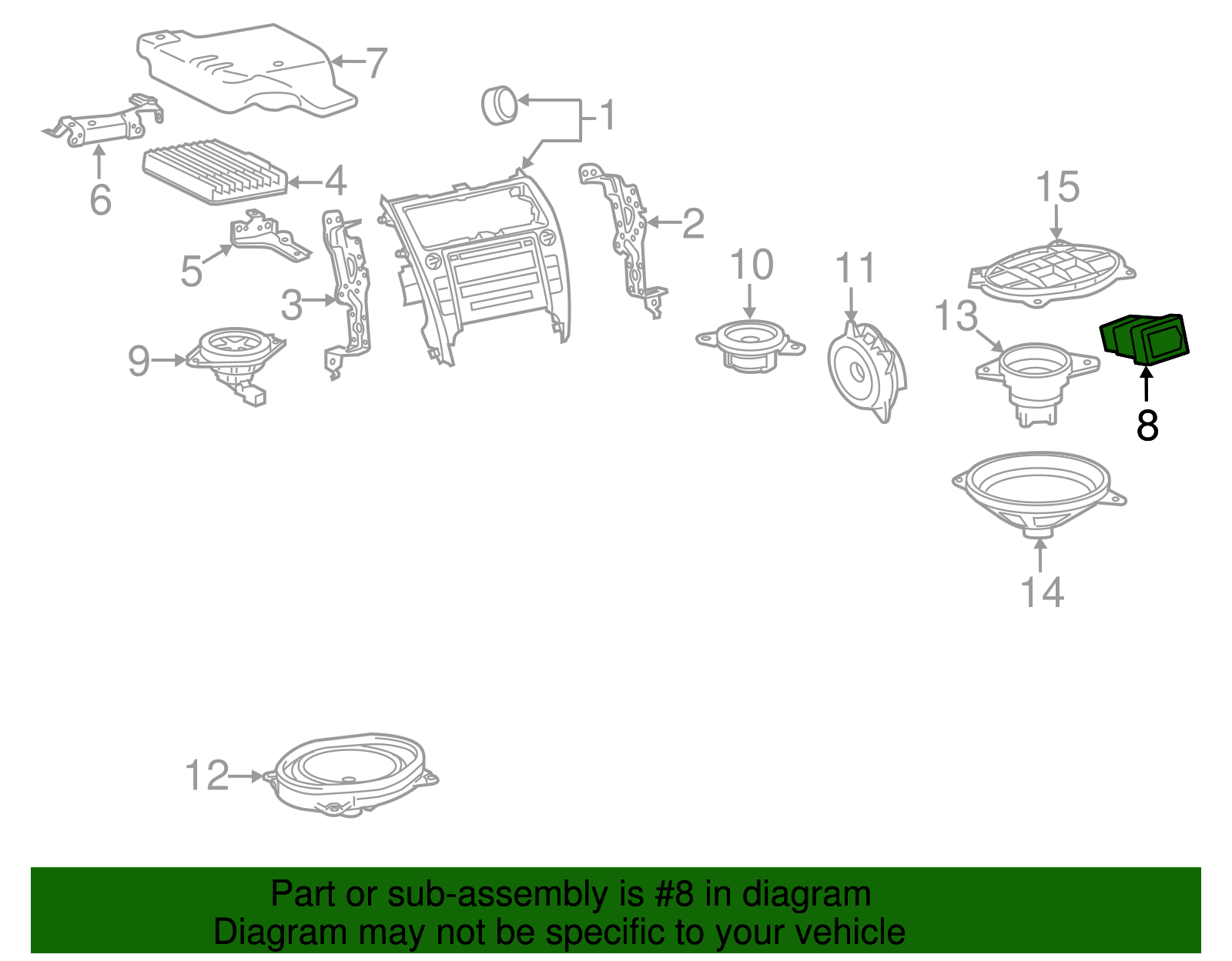 2012-2014 Toyota Camry Adapter 86190-06030 | Toyota Parts Center