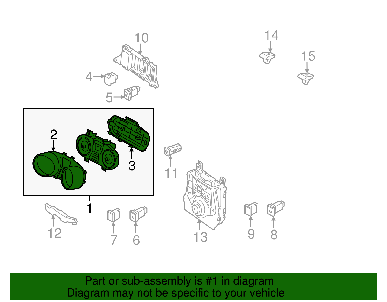 Hyundai - 94001-3X200 - Cluster Assembly - 2014-2016 Hyundai Elantra ...