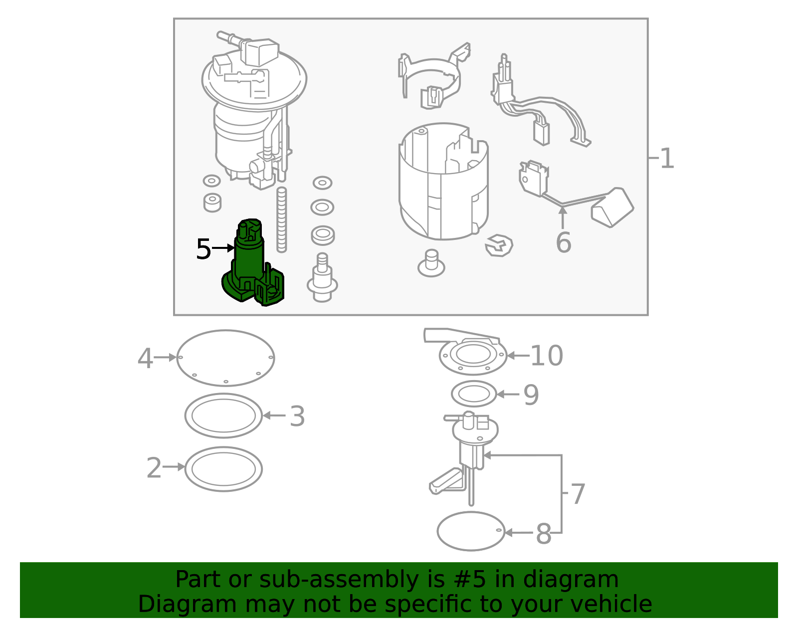 42022AL00B - Fuel Pump 2015-2019 Subaru | Subaru Factory Parts Online