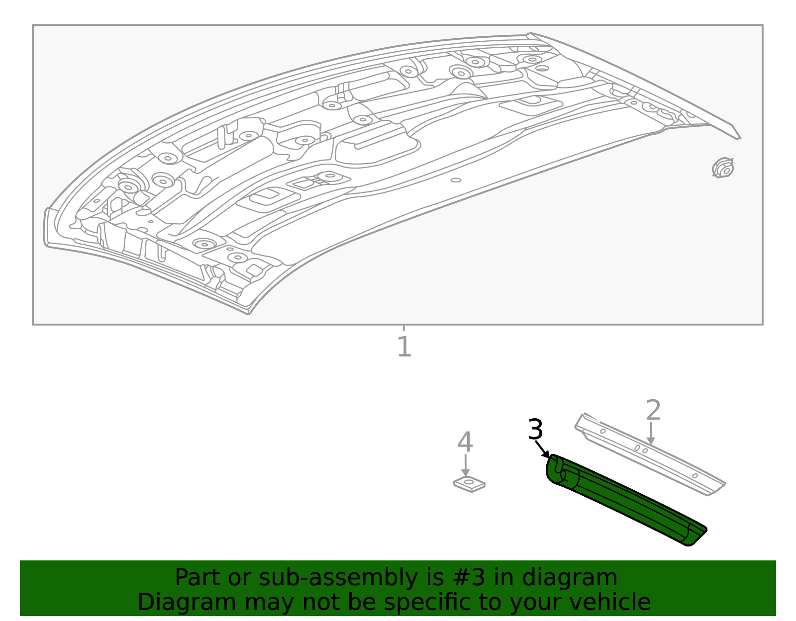 2020-2025 Chevrolet Corvette Side Weather-Strip 86776941 | Capital ...