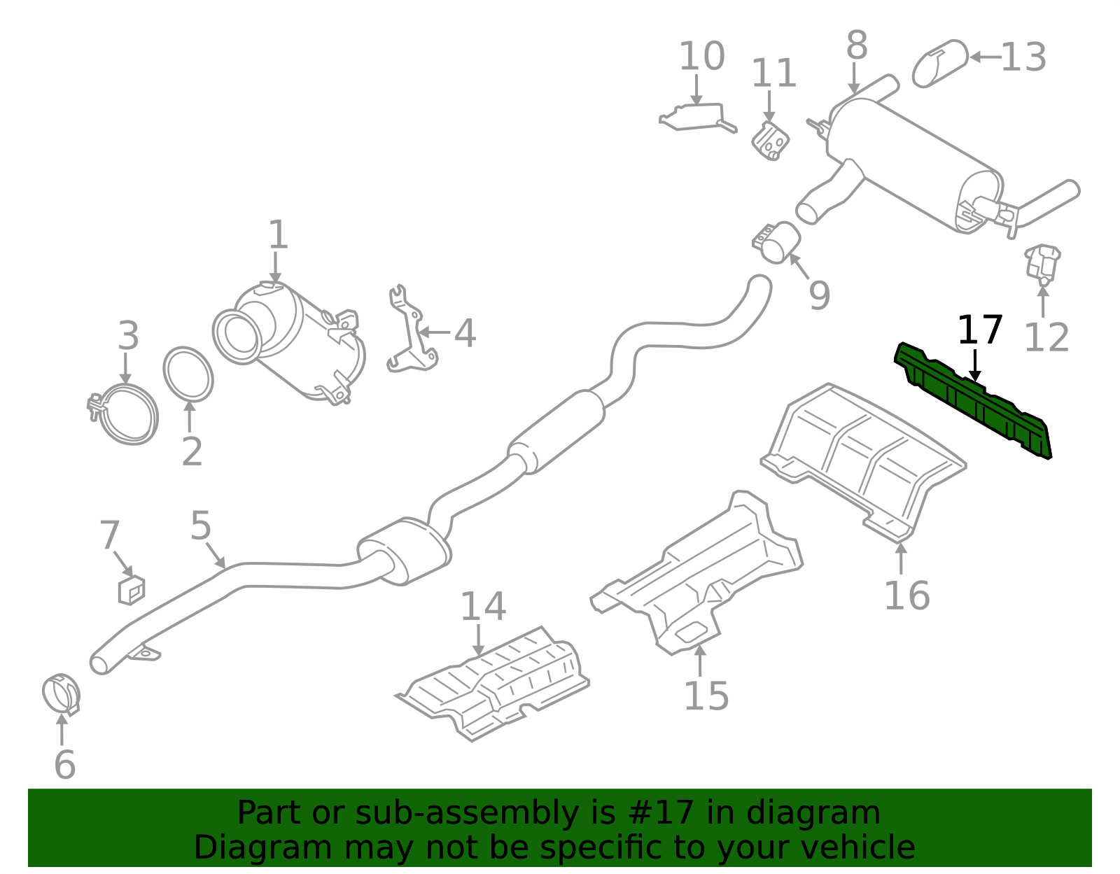51-48-7-324-366 - Heat Shield 2014-2021 BMW | BMW Auto Parts Warehouse